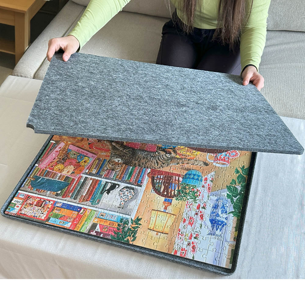 500 Piece Felt Puzzle Board - Gray – PUZZLE EZ